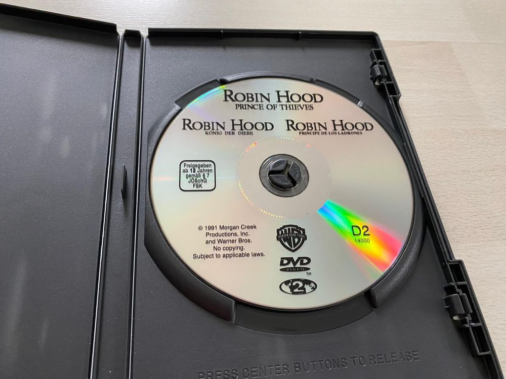 Dvd Robin Hood – König der Diebe (1991)Kinofassung 1.Synchro (Gebraucht ...