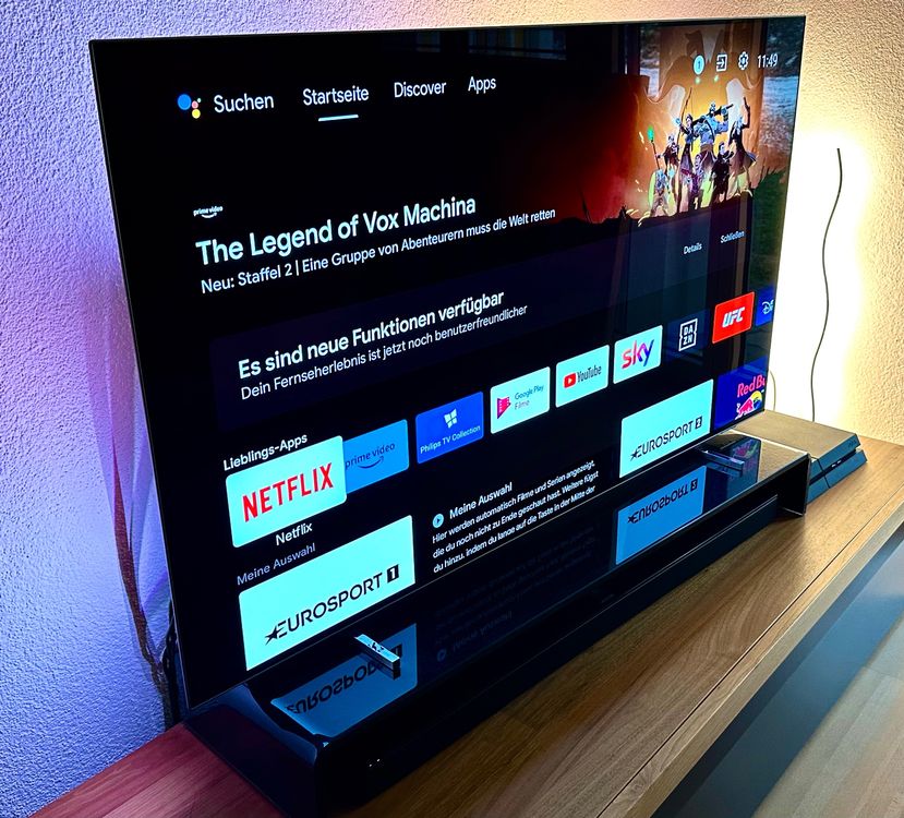 PHILIPS 4K UHD 55 OLED 804 / 12 Android TV 139 cm Ambilight | Kaufen ...