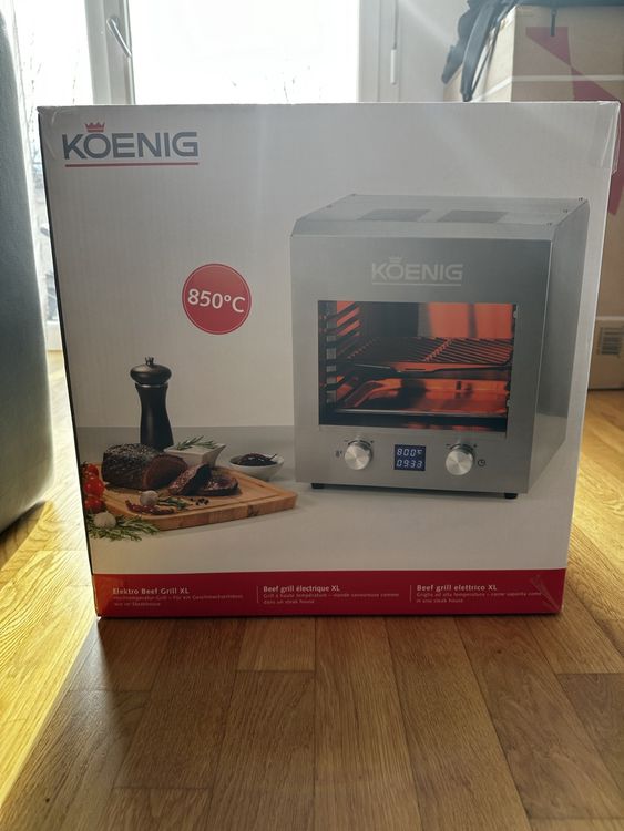 KOENIG Elektro Beef Grill XL neu und ovp mit Zubehör | Kaufen auf Ricardo