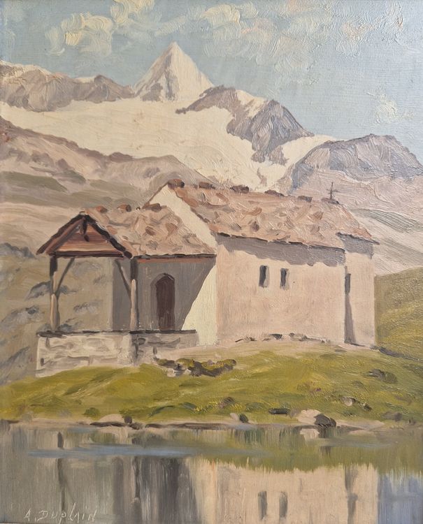 huile de Albert Duplain Chapelle du lac Noir (Gebraucht) in Renens VD ...