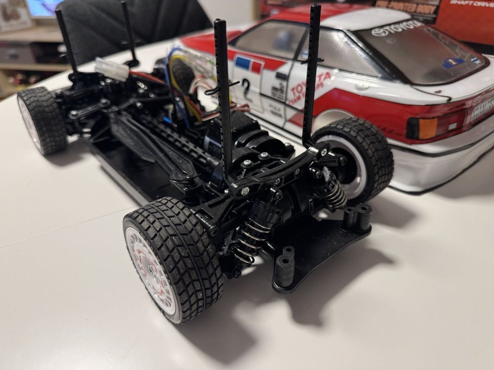 Tamiya RC TT-02 Toyota Celica GT-Four 1:10 neuwertig mit Akk (Gebraucht ...