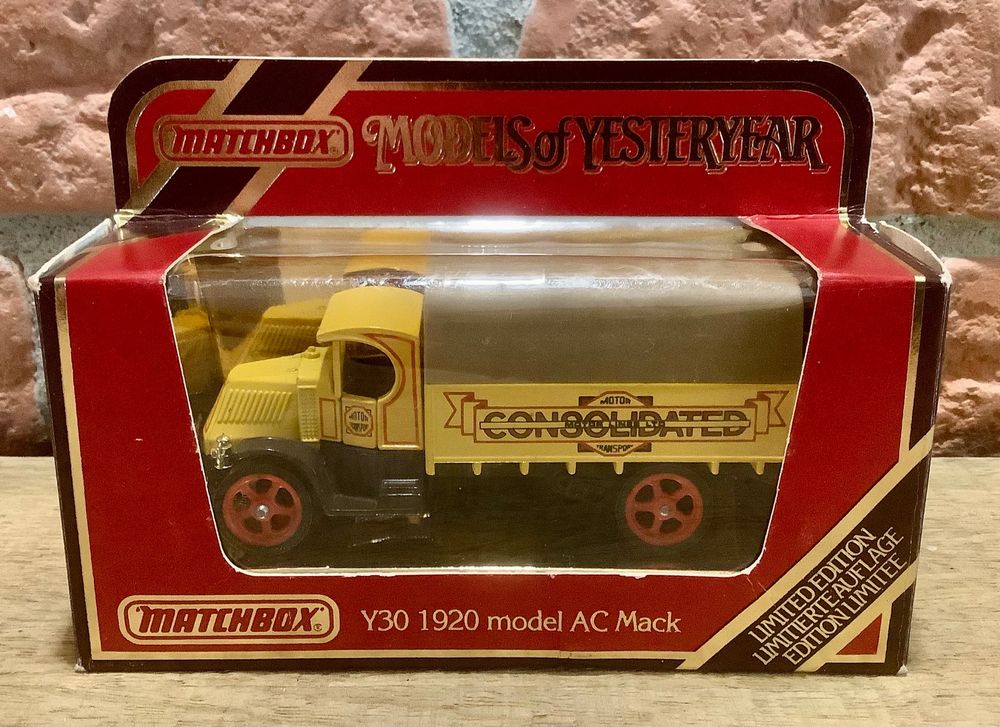 1985 Matchbox Y30 Modelauto - 1920 AC MACK - Made in England (Neu und ...