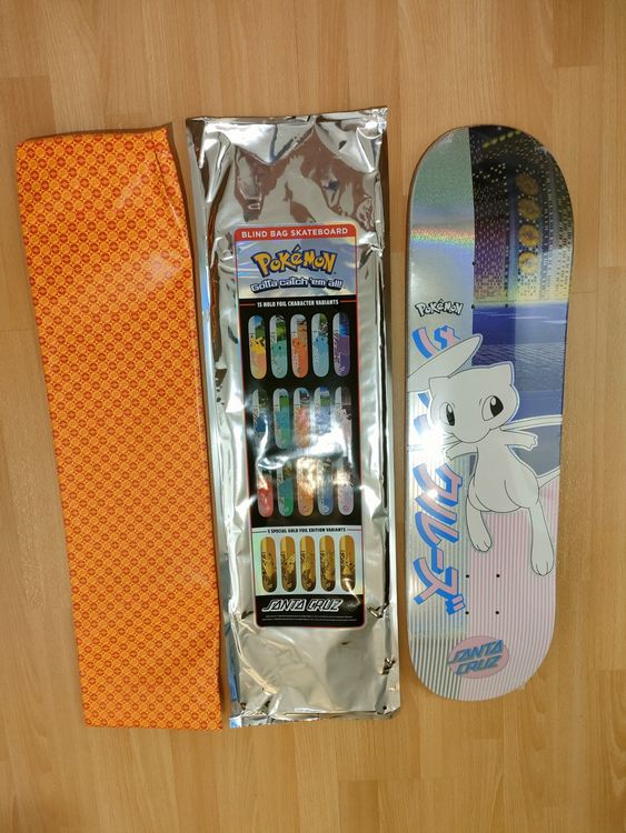 1x Santa Cruz Pokémon Skateboard Deck Mew Edition | Kaufen auf Ricardo