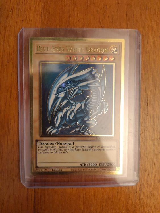 Yu-Gi-Oh! Gold Blue-Eyes White Dragon - MAGO-EN001 (Neu (gemäss ...