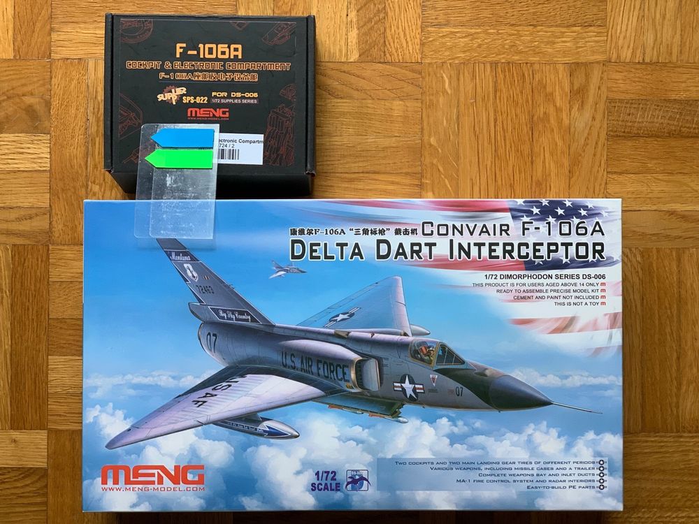 Meng 1/72 F-106A Delta Dart DS-006 w/Resine cockpit SPS-022 | Acheter ...