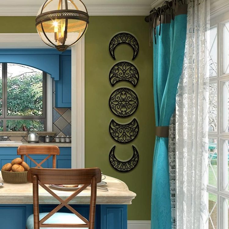 Wand deko (5 Stück) wanddeko Holz modern (Neu und originalverpackt) in ...