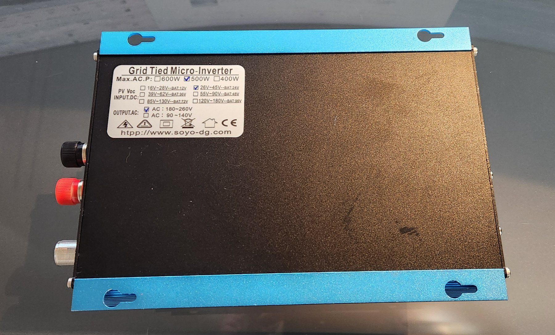 Soyosource GTN Grid-Tied Micro Inverter 500W AC230V (Gebraucht) in ...