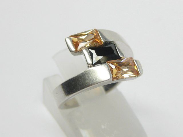 Ring Silber 925 Turmalin Onyx Gr. 50 / 5.7 g | Kaufen auf Ricardo