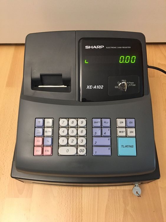 Elektronische Registrierkasse SHARP XE-A102 (Gebraucht) in Füllinsdorf für CHF 1 – nur Abholung ...