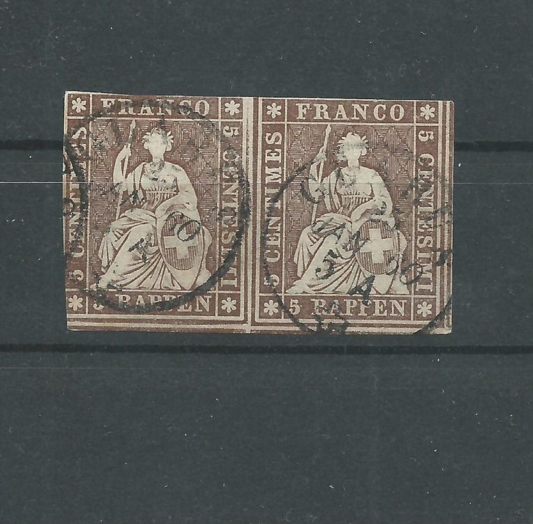 Strubel Nr. 22G,1856 im Paar, siehe Foto (Gebraucht) in Olten für CHF 5 – mit Lieferung auf ...