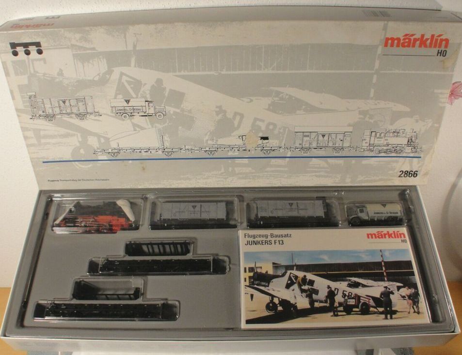 Märklin 2866 H0 Junkers Flugzeug-Transport-Zug, SoMo AC (Gebraucht) in ...