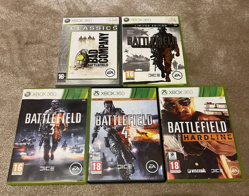 Battlefield Collection, Xbox 360 (Gebraucht) in Couvet für CHF 19 – mit ...