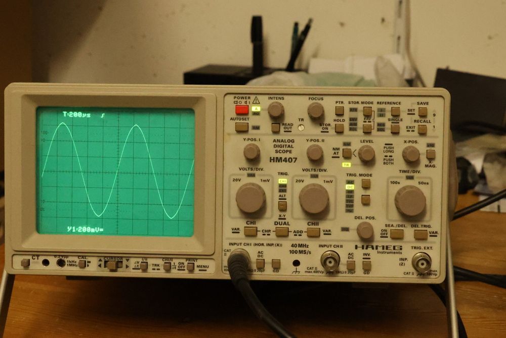 Analog / Digital Oszilloskop HAMEG HM407 2 Channel 40MHz (Gebraucht) in Obfelden für CHF 299 ...