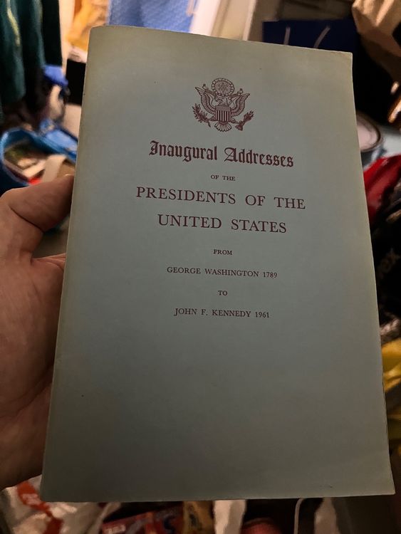 Buch Inaugural Addresses Presidents USA (Gebraucht) in Zürich für CHF 5 ...