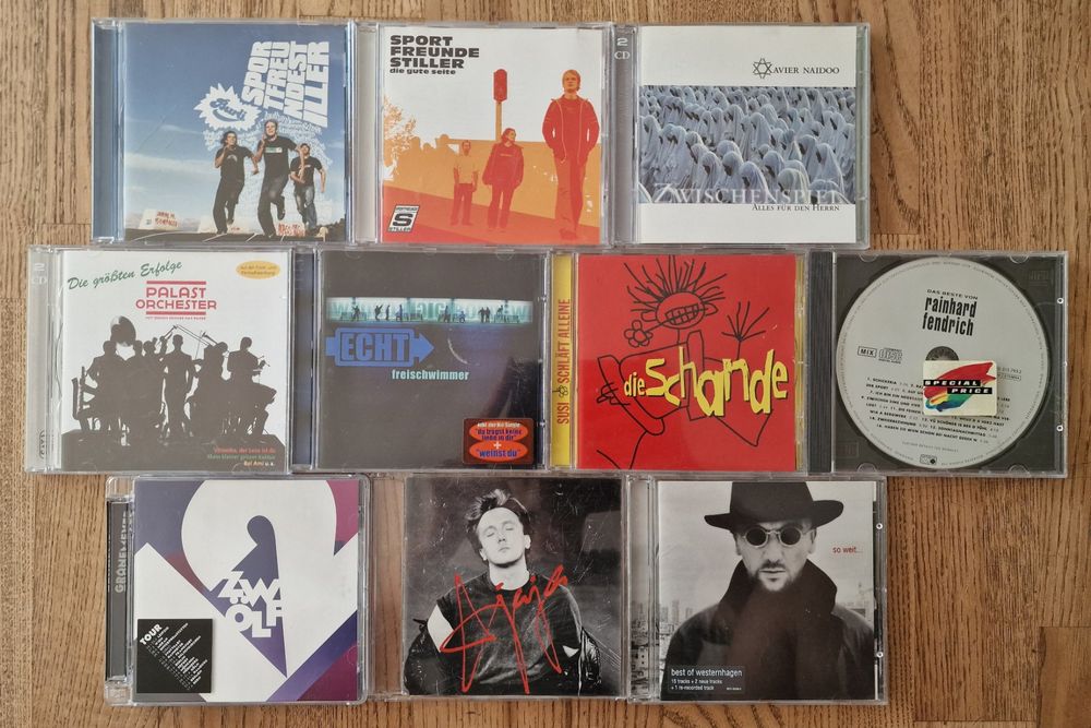 Musik CD Sammlung - Deutsche Künstler, 10 Stück | Kaufen auf Ricardo