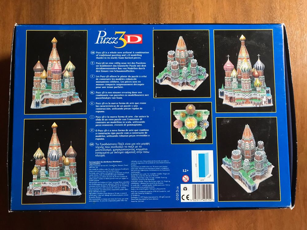 PUZZ 3D 708 | St. Basil's Catedral - Moscow (Neu (gemäss Beschreibung ...