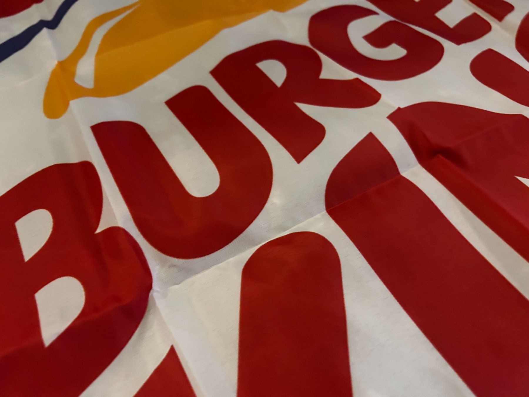 Burger King Fahne Hamburger Whopper Pommes Fast Food Flag (Neu und ...