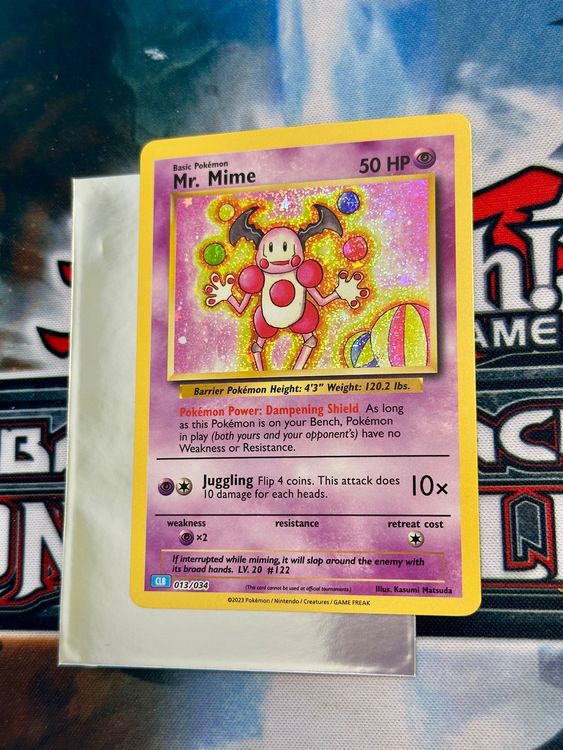 Pokémon / Mr. Mime / CLB 013 / Holo / Mint (Gebraucht) in Brugg AG für ...