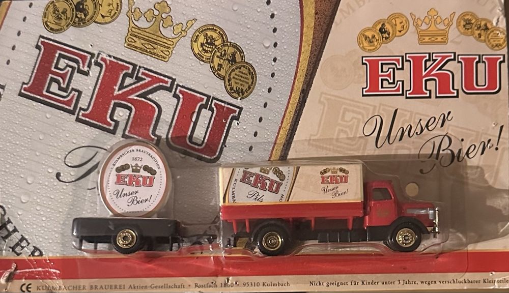 EKU Bier LKW mit Anhänger, Kulmbacher Brauerei, neu! (Neu und ...