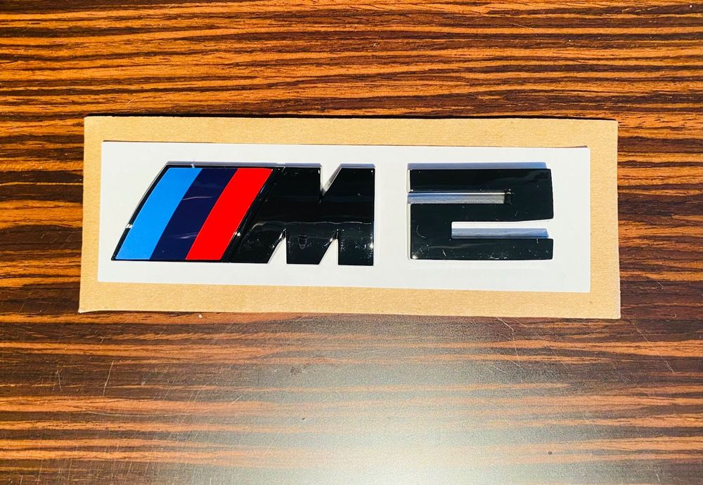 BMW M2 Emblem Logo Schriftzug NEU in Schwarz (Neu und originalverpackt ...