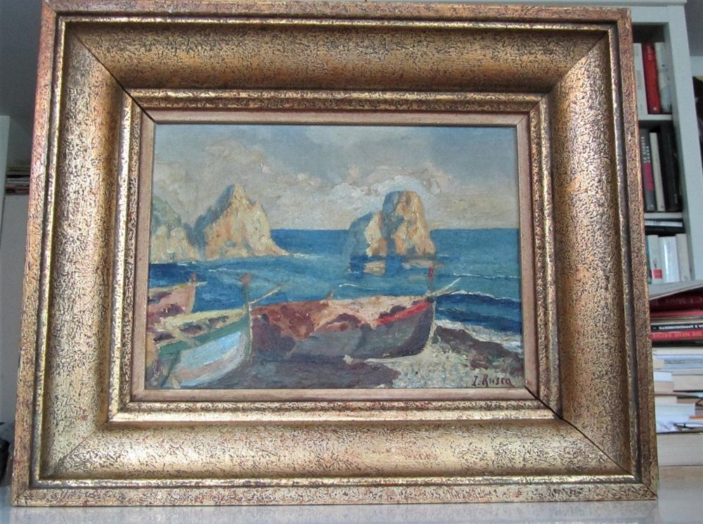 Capri i Faraglioni, dipinto a olio, 1939 (Gebraucht) in Locarno für CHF ...