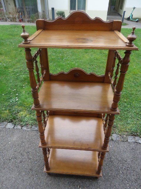 Louis Philippe Antik Regal Stand-Holzregal Hoch 137cm (Gebraucht) in ...