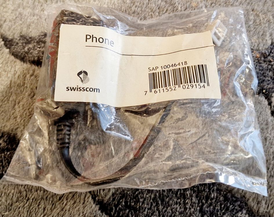 Telefon Adapter RJ11 > TT83 - Swisscom (NEU) (Neu und originalverpackt ...