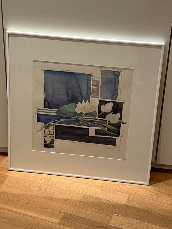 Wandbild, Aquarell, Titel Seerose (Gebraucht) in Bern für CHF 2 – nur Abholung auf Ricardo kaufen