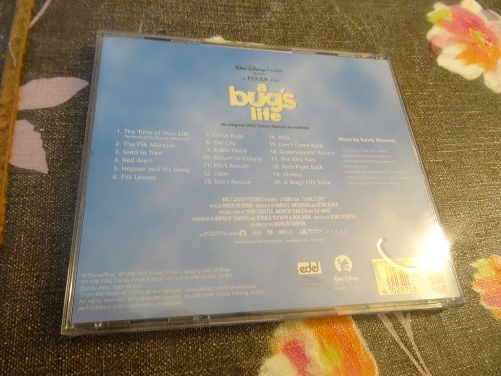 A Bug's Life Walt Disney Records Soundtrack CD (Gebraucht) in Olten für ...