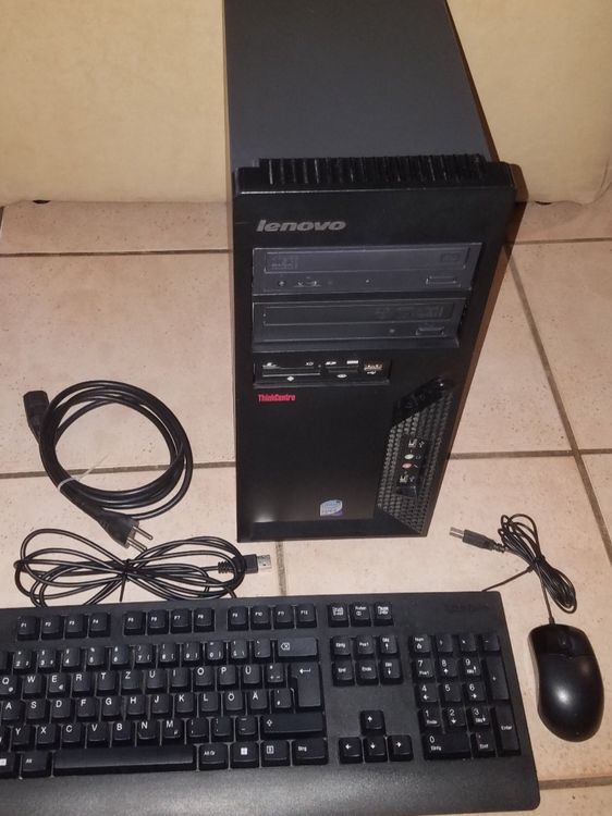 Lenovo ThinkCentre M57e Refurbished Retro Gamer XFX GTS 250 (Gebraucht ...