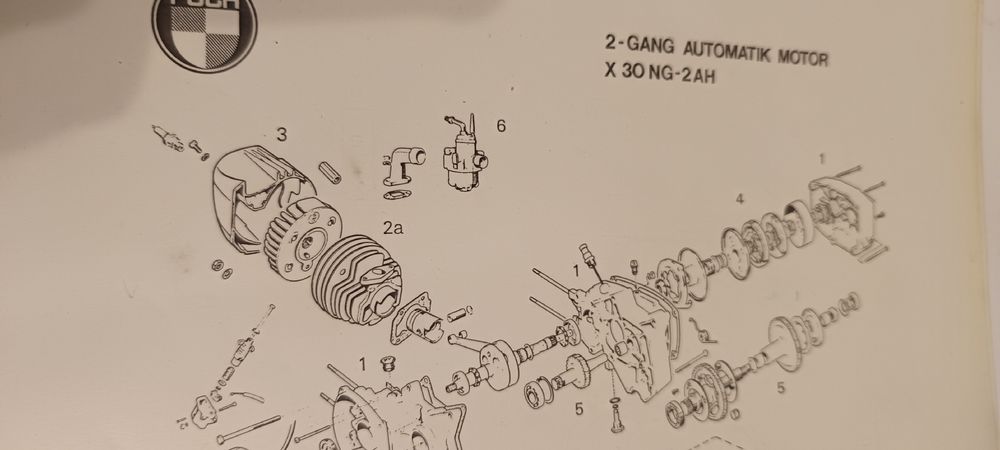 ordner Ersatzteilenkatalog Puch 2 Gang Automatik Mofa/ töffl (Gebraucht ...