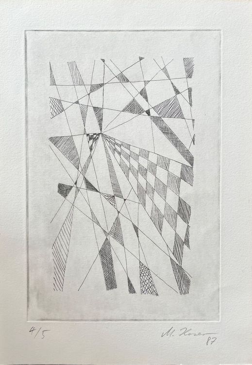 KÜNSTLER UNLESERLICH SIGNIERT RADIERUNG AQUATINTA (Gebraucht) in Gersau für CHF 15 – mit ...