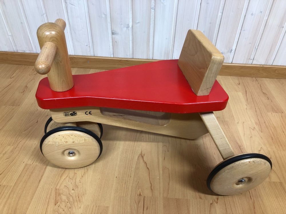 NIC Dreirad Kinderrad Laufrad aus Holz mit Gummireifen | Kaufen auf Ricardo NIC Dreirad Kinderrad Laufrad aus Holz mit Gummireifen | Kaufen auf Ricardo