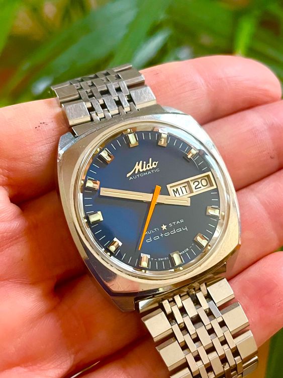 Vintage MIDO datoday Multistar mit Mido Reisebox Ø 36 x 38mm (Gebraucht ...