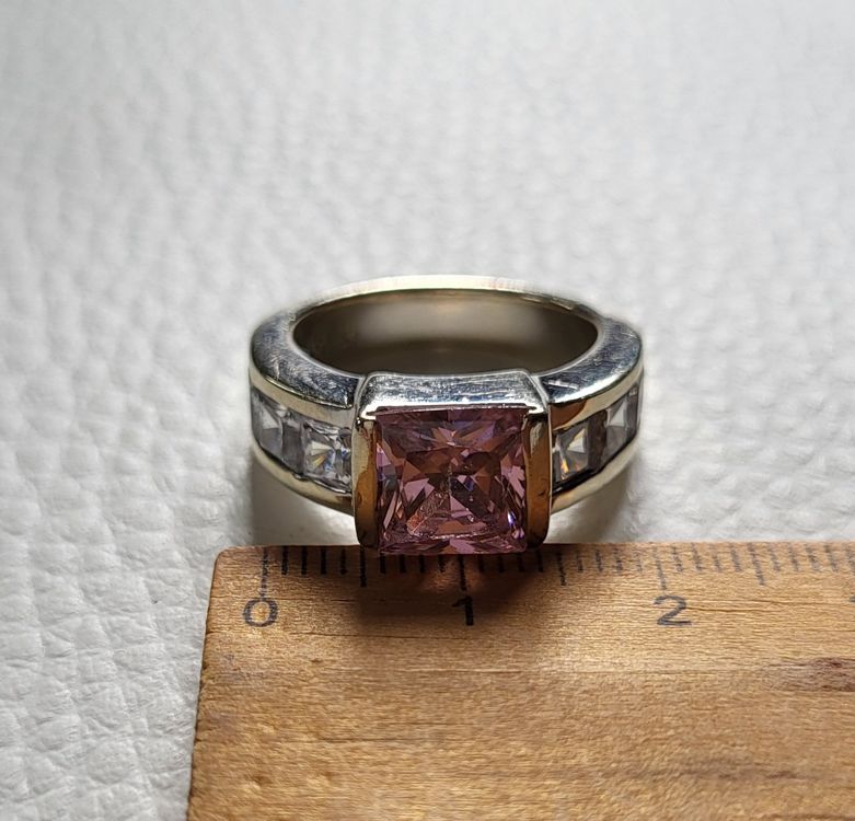 585 Massiv Weiss Gold Ring Mit Steine (Gebraucht) in Wald ZH für CHF ...