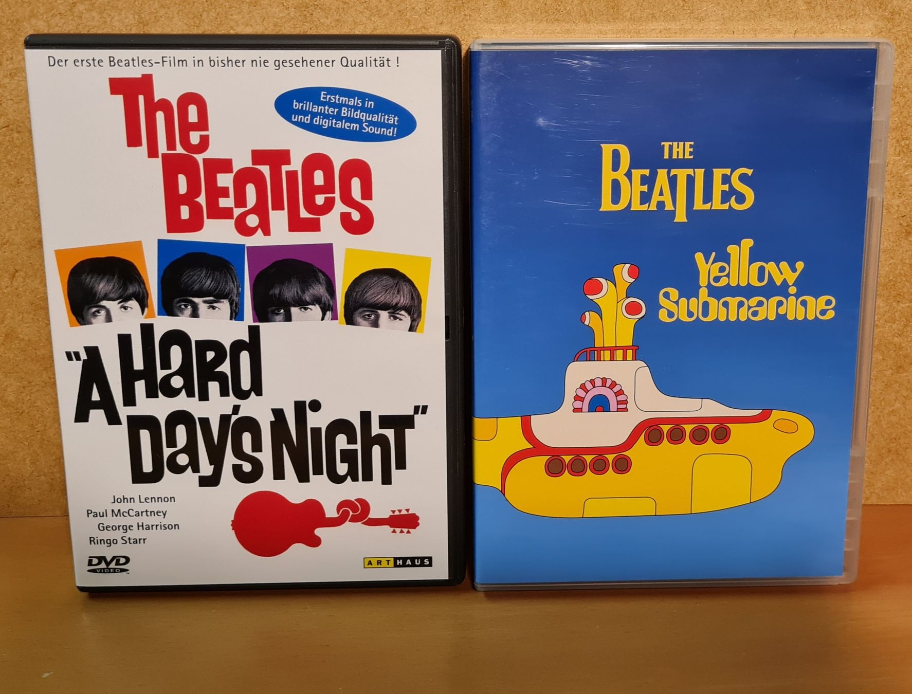 The Beatles DVD Set- A Hard Days Night+Yellow Submarine (Neu (gemäss ...