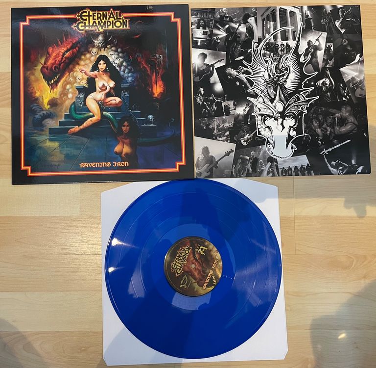 Eternal Champion – Ravening Iron Blue Vinyl 1st Press (Gebraucht) in ...