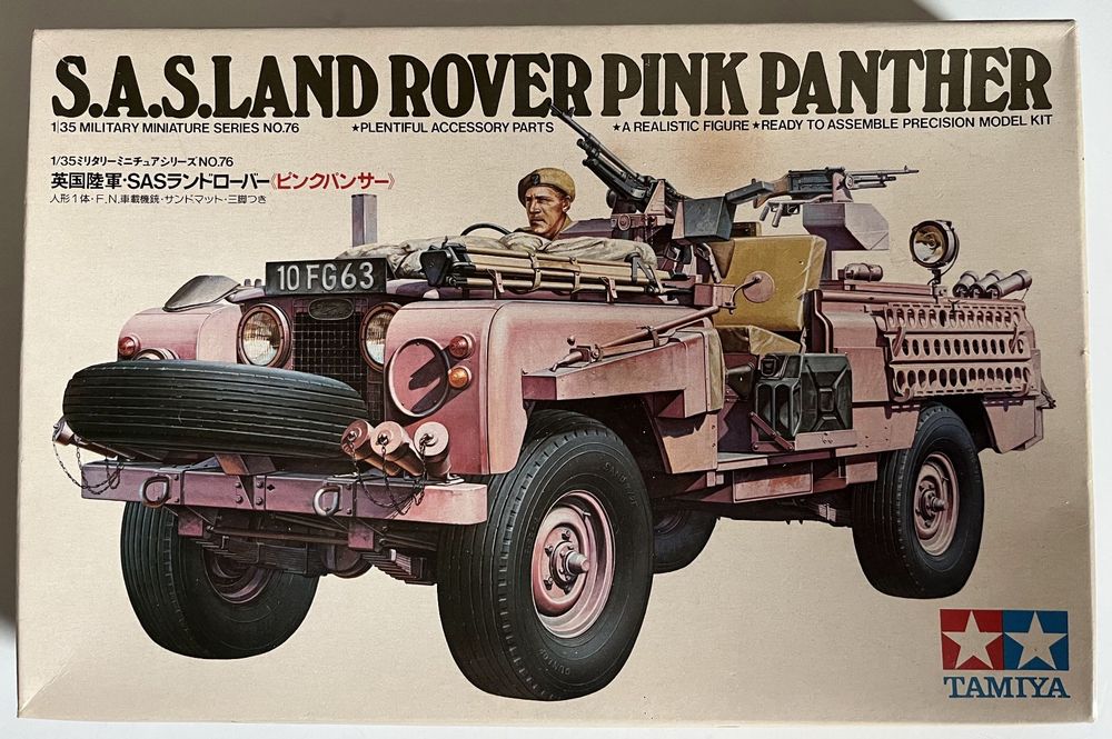 Tamiya-Bausatz S.A.S. Land Rover "Pink Panther" 1:35 (Defekt) in ...