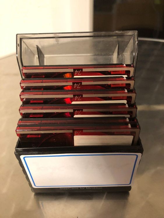 Minidisc Box mit 6x74 Minuten Disc | Kaufen auf Ricardo