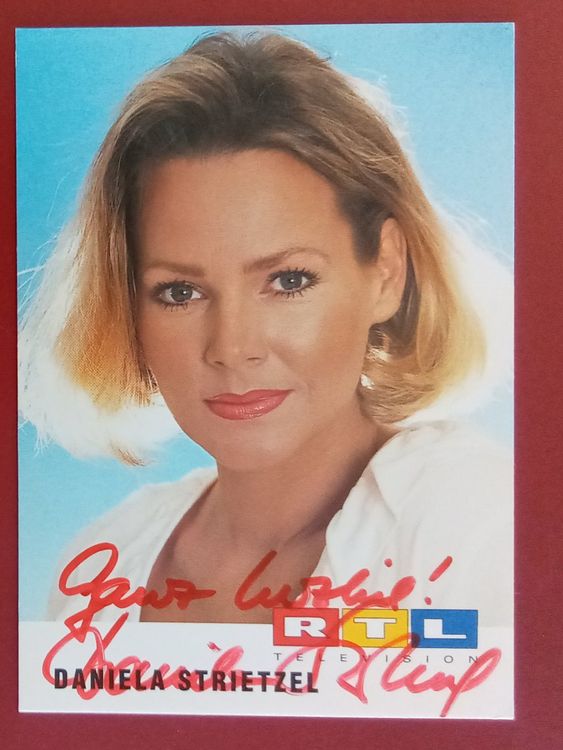 Daniela Strietzel Autogramm signiert Fotopostkarte 10x15cm (Gebraucht ...
