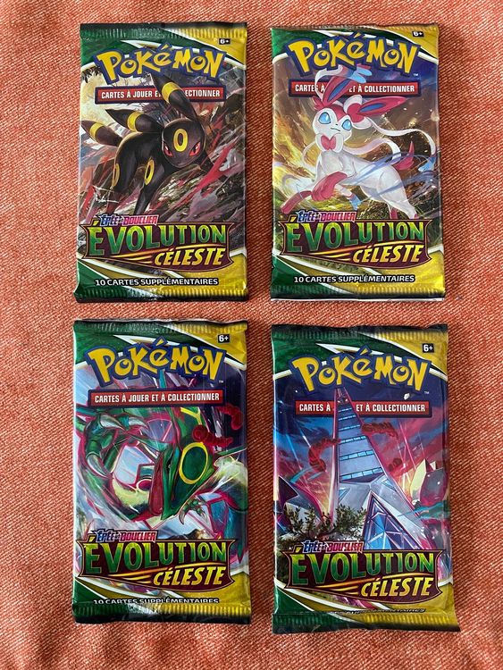 Art Set Boosters Légers Pokémon Évolution Céleste (Gebraucht) in Orpund ...