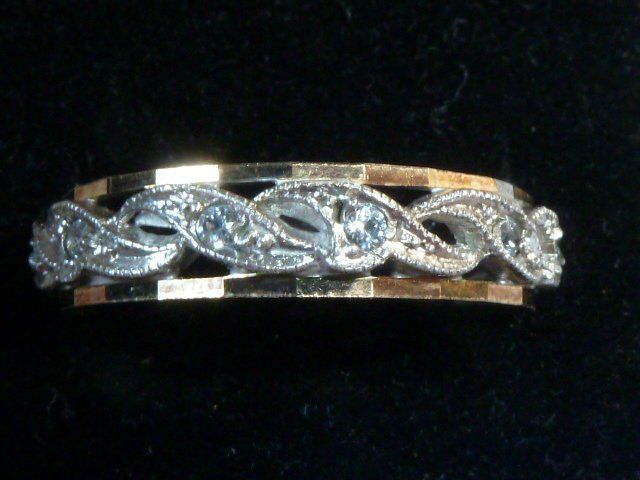 9/375 Gold & Silber vintage englische Ring. (Gebraucht) in Deal , Kent für CHF 75 – mit ...