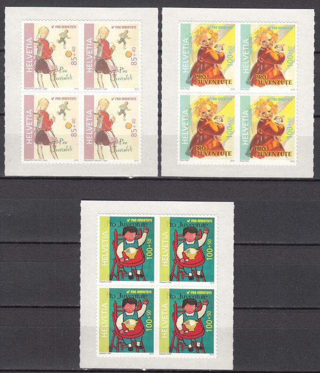 SBK J406A - J408A im 4er-Block postfrisch (Gebraucht) in Bürglen TG für ...