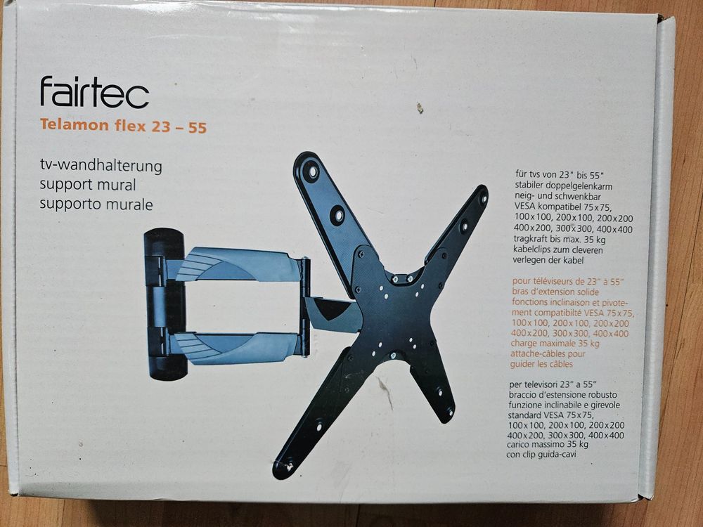 Fairtec Telamon flex TV Wandhalterung 23-55" ungebraucht (Gebraucht) in ...