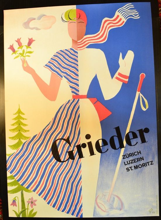 GRIEDER Originalplakat 1949 | Kaufen auf Ricardo