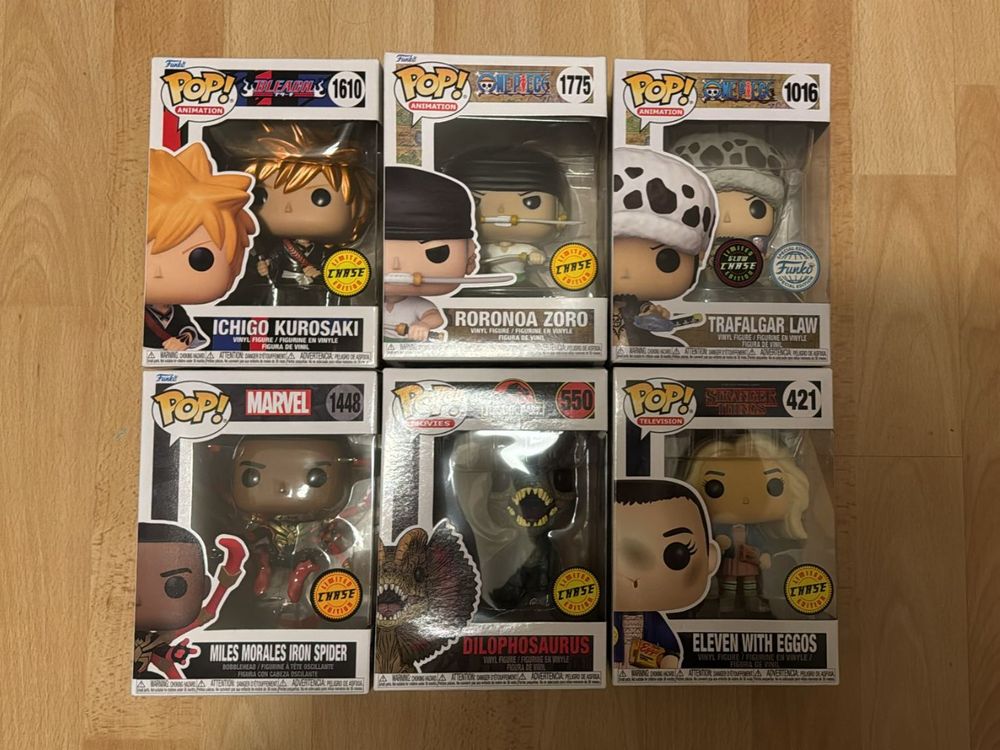 🔥🔥🔥 Funko Pop! CHASE Collection 6 Pops 🔥🔥🔥 (Neu und originalverpackt ...
