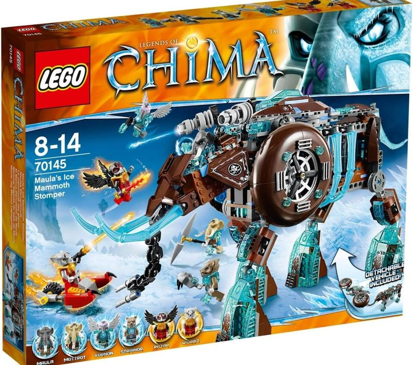 LEGO® 70145 Legends of Chima Maula's Ice Mammoth Stomper (Gebraucht) in ...