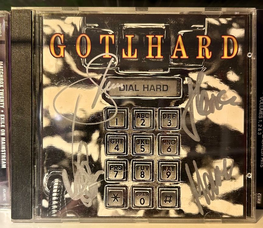 GOTTHARD „Dial Hard“ CD SIGNIERT inkl. STEVE LEE Autogramm! (Neu (gemäss Beschreibung)) in Basel ...