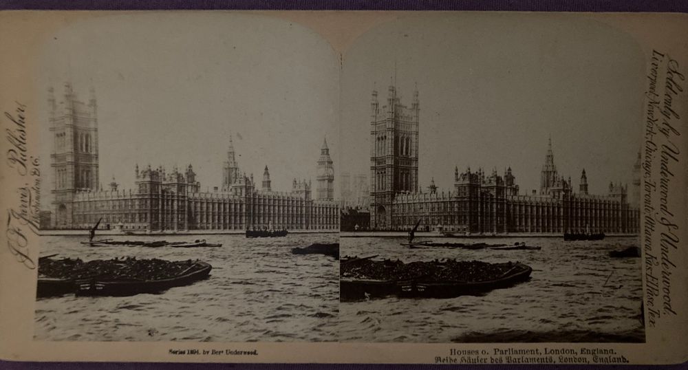 London-Westminster-Stereofoto-Stereoskopie-Stereobild | Kaufen auf Ricardo