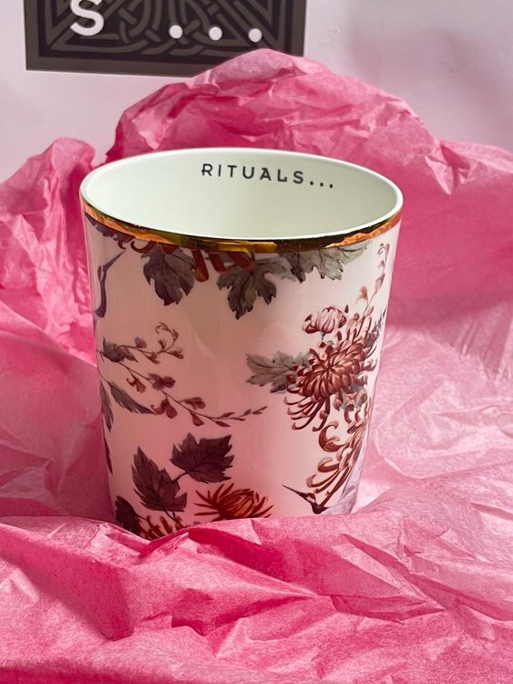 Rituals Signature Collection Kerzenhalter Porzellan 24kGold (Neu und ...
